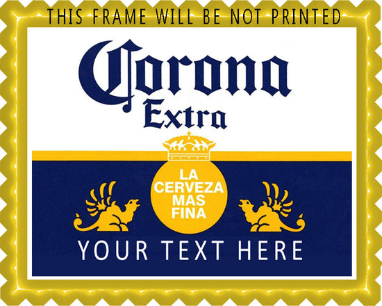 Corona Extra - Edible Cake Topper, Cupcake Toppers, Strips – EPOC-PRINT