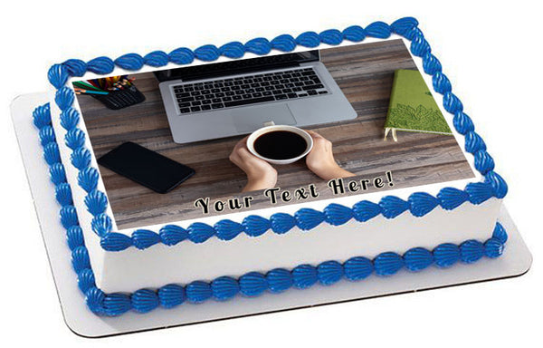 Laptop Keyboard - Edible Cake Topper, Cupcake Toppers, Strips – EPOC-PRINT
