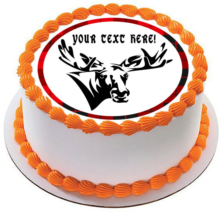 Moose - Edible Cake Topper OR Cupcake Topper, Decor – EPOC-PRINT
