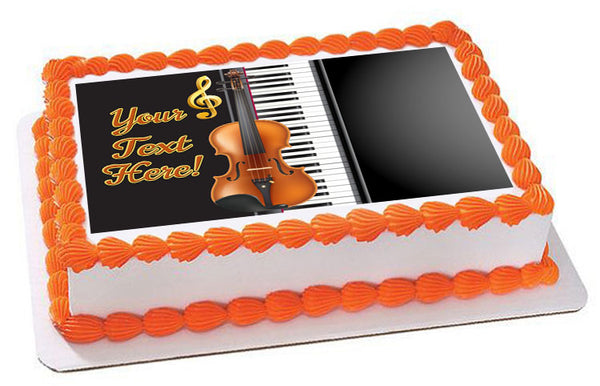 Music Instruments - Edible Cake Topper or Cupcake Toppers – Edible ...