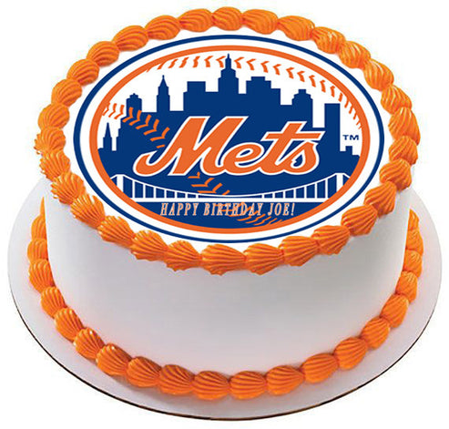 New York Mets - Edible Cake Topper OR Cupcake Topper, Decor – EPOC-PRINT