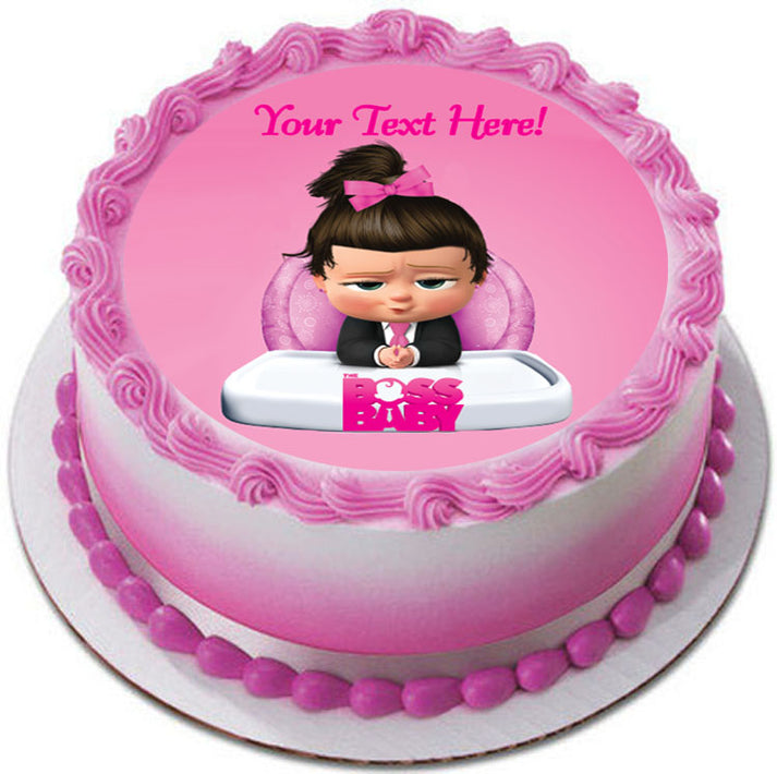 The Boss Baby Girl - Edible Cake Topper, Cupcake Toppers, Strips – EPOC ...