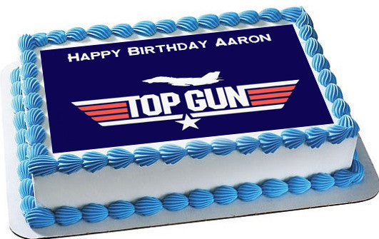 Top Gun - Edible Cake Topper OR Cupcake Topper, Decor – EPOC-PRINT