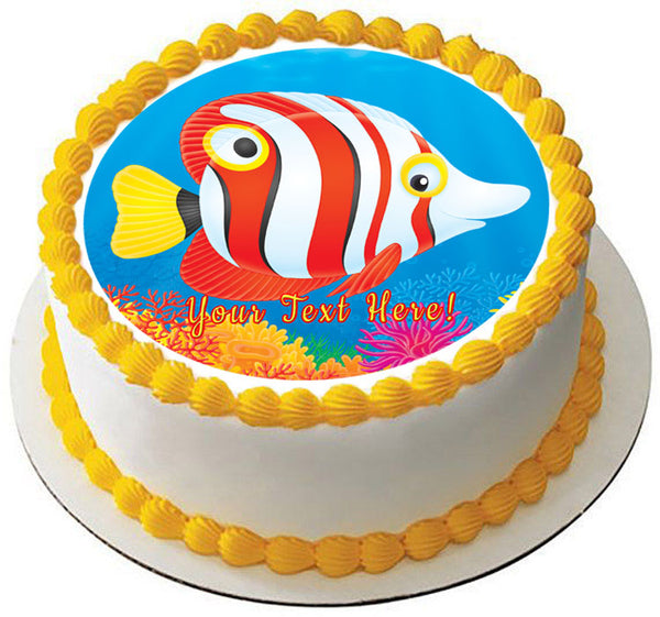 Tropical Fish - Edible Cake Topper, Cupcake Toppers, Strips – EPOC-PRINT