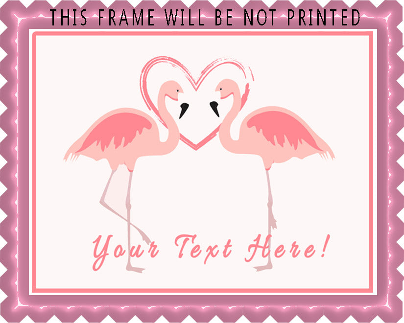 Pink Flamingos - Edible Cake Topper or Cupcake Toppers – EPOC-PRINT