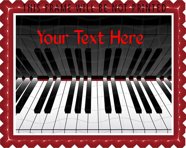 Piano keys (Nr2) - Edible Cake Topper OR Cupcake Topper, Decor – EPOC-PRINT
