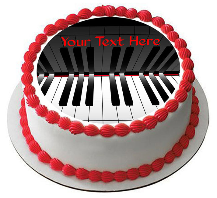 Piano keys (Nr2) - Edible Cake Topper OR Cupcake Topper, Decor – Edible ...